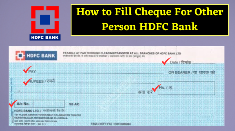 How to Fill Cheque For Other Person जानिए Beginner's Guide! - Shark ...
