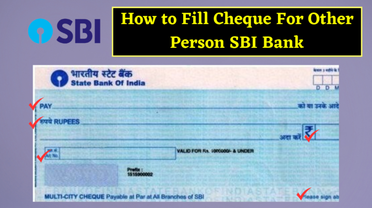 How to Fill Cheque For Other Person जानिए Beginner's Guide! - Shark ...